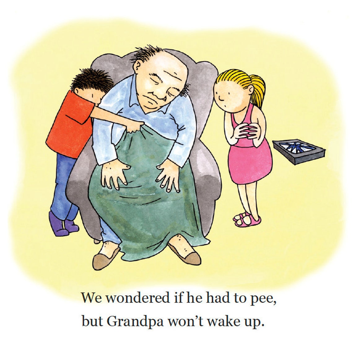 Grandpa Wont Wake Up Signed Book Etsy