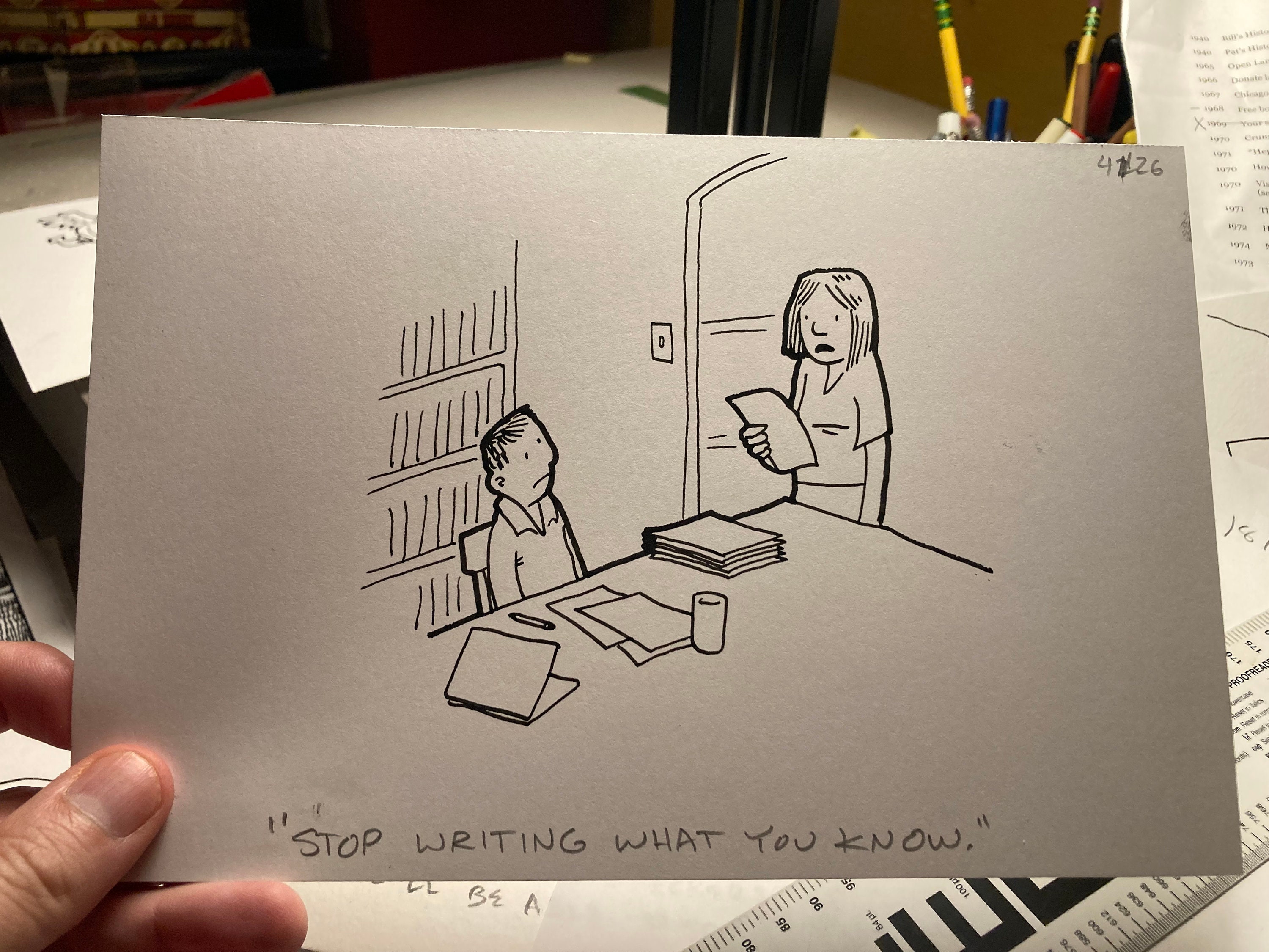Art of "stop Writing What You Know" - Etsy