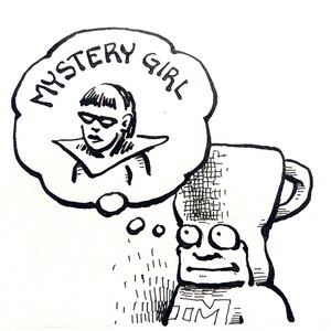 Art of 2005 Too Much Coffee Man Cartoon - Etsy