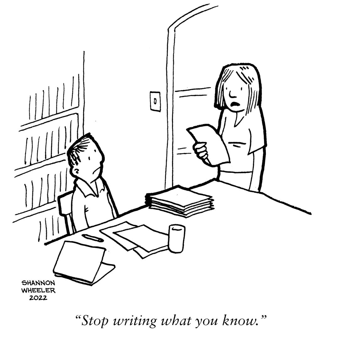 Art of "stop Writing What You Know" - Etsy