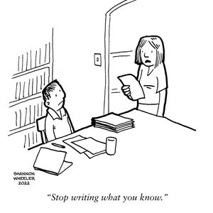 Art of "stop Writing What You Know" - Etsy