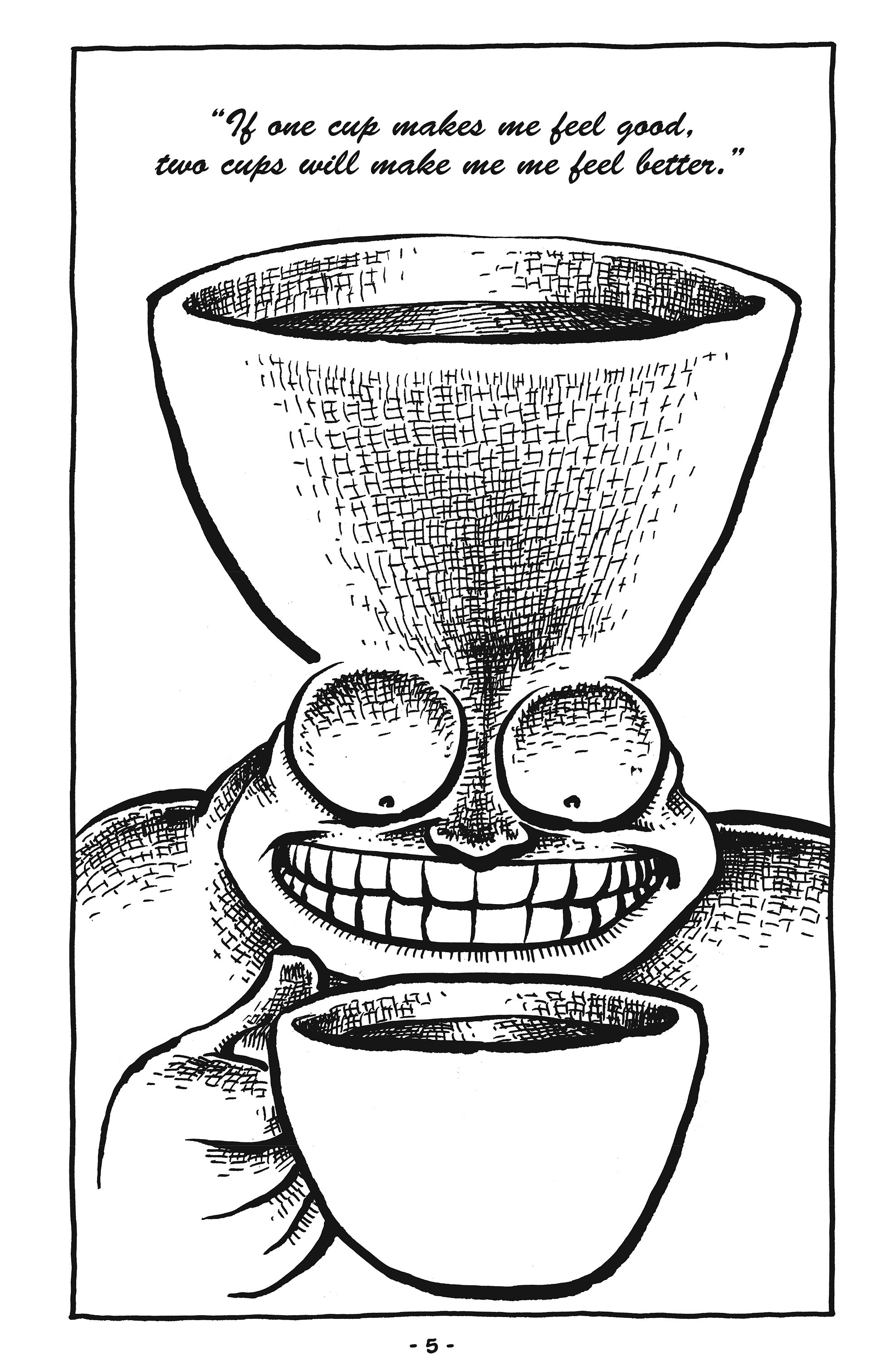 Greetings From: Too Much Coffee Man DIGITAL - Etsy