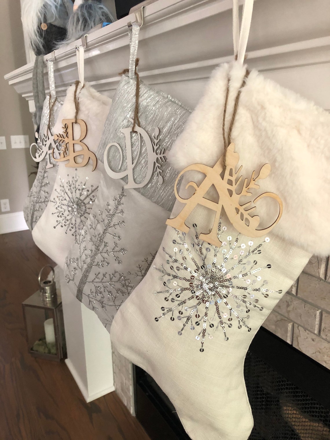 Stocking Tags Customized wooden labels Personalized | Etsy