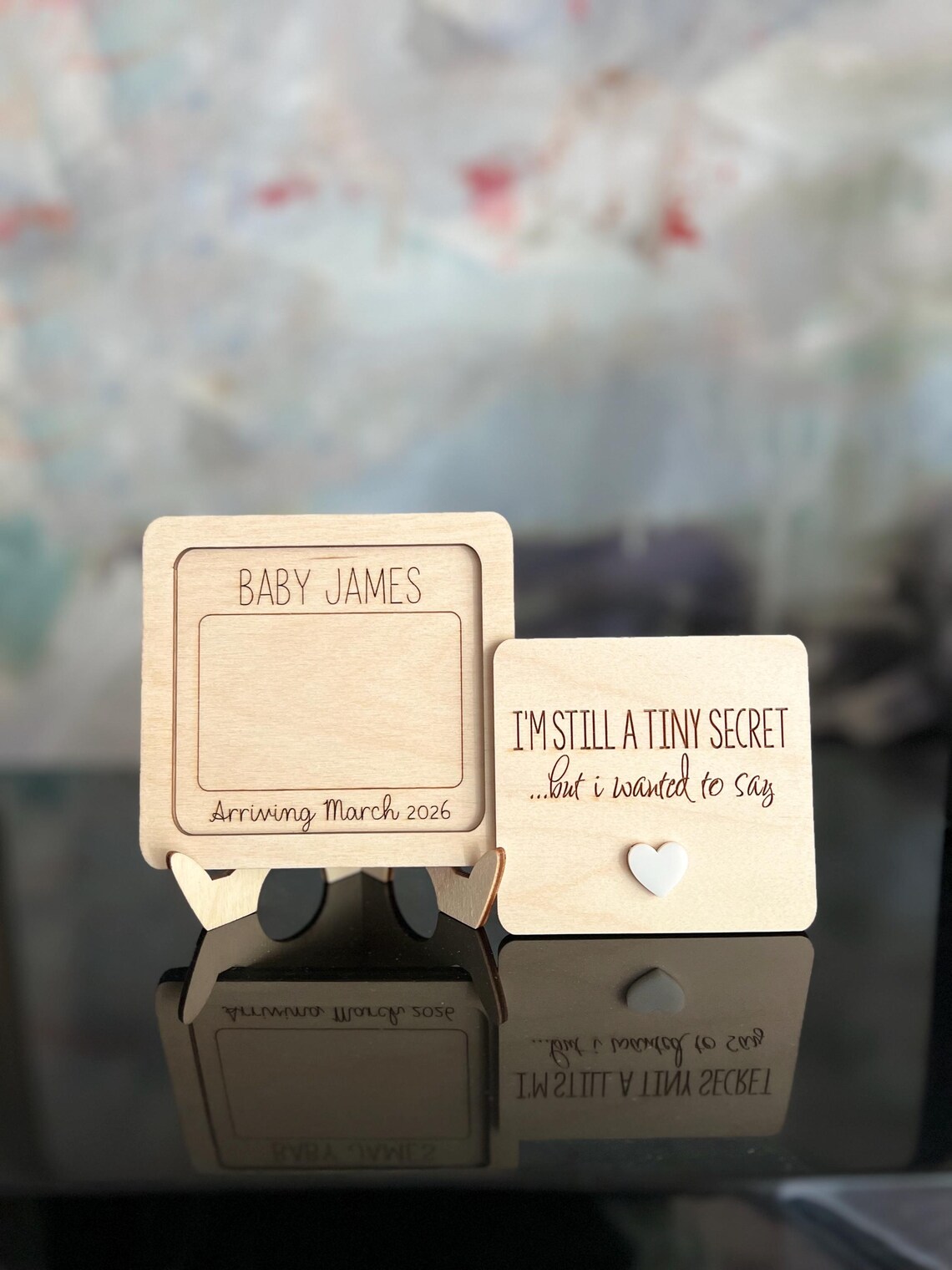 Grandparent Reveal Keepsake |personalized Pregnancy Announcement ...