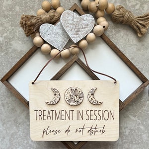 In Session Sign | Studio Signs | Esthetician Sign | Sign for Services ...