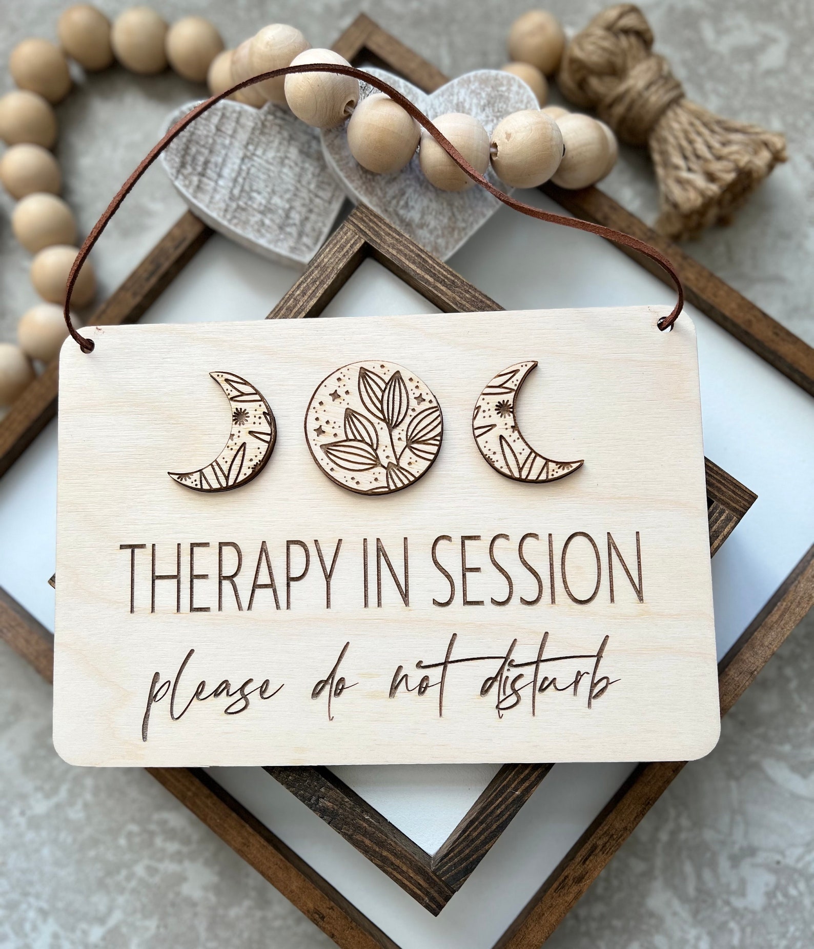 Therapy in Session Sign | Studio Signs | Esthetician Sign | Sign for ...