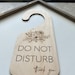 Engraved Please Do Not Disturb Sign Treatment in Session Sign in ...