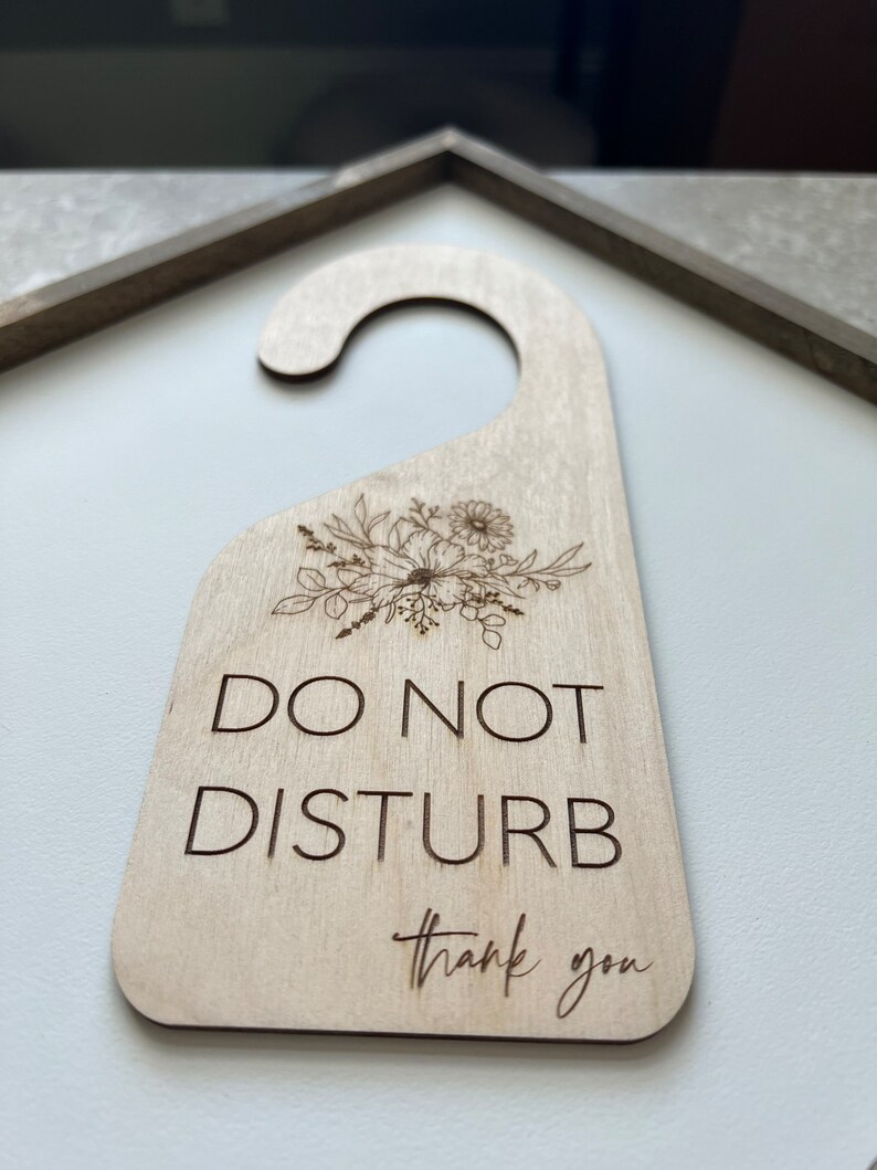 Engraved Please Do Not Disturb Sign | Treatment in Session Sign | in ...