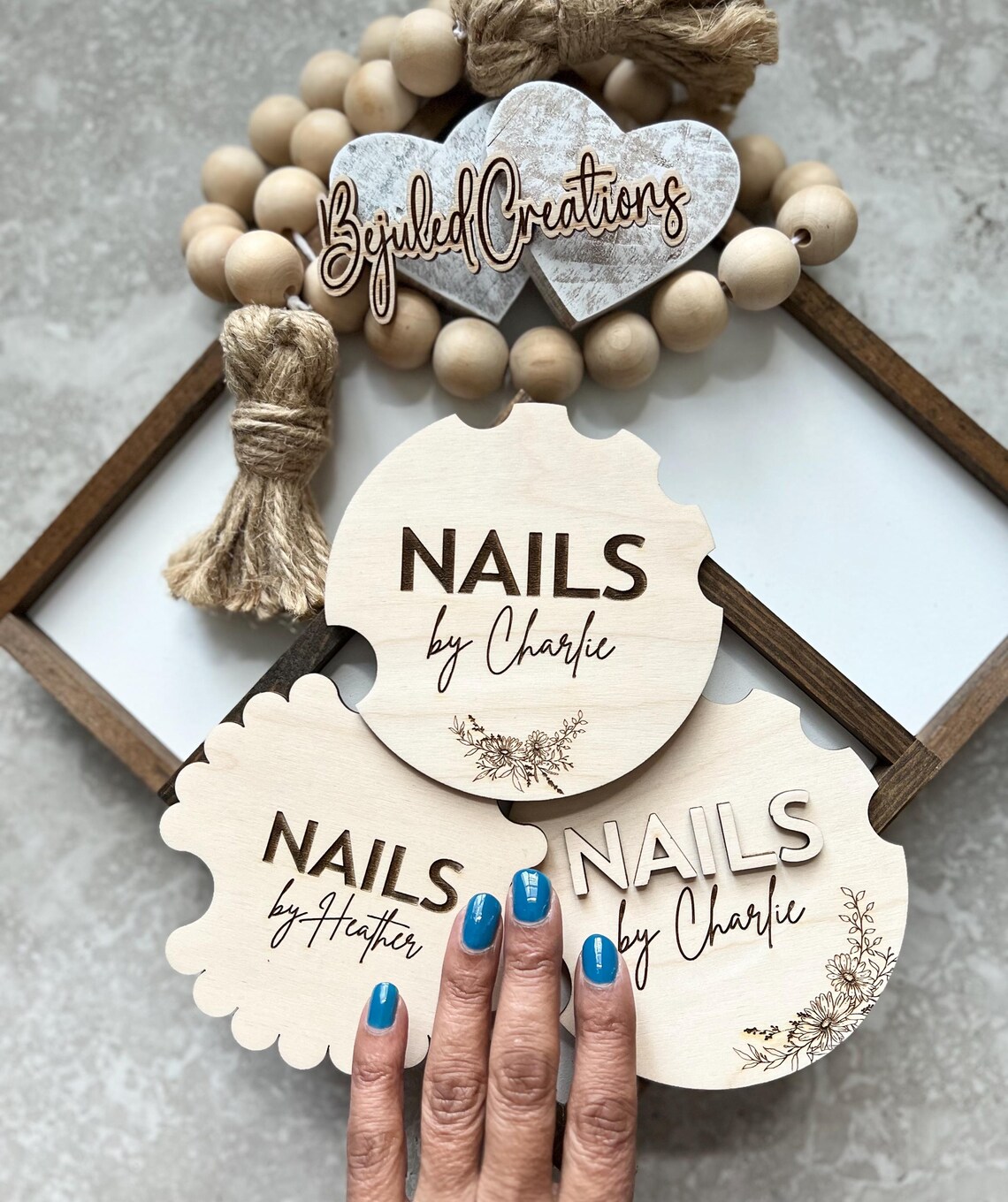 Nailfie Disc | Photo Prop for Nails | Nail Tech Gifts | Beauty Salon ...