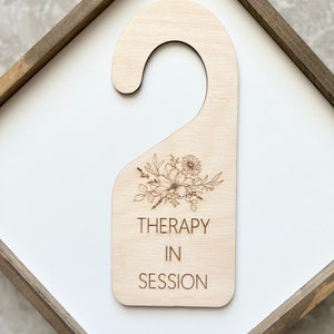 Engraved Please Do Not Disturb Sign | Treatment in Session Sign | in ...
