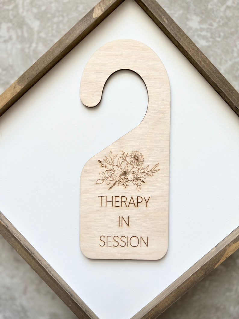 Engraved Please Do Not Disturb Sign | Treatment in Session Sign | in ...