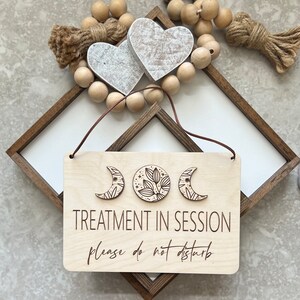 In Session Sign | Studio Signs | Esthetician Sign | Sign for Services ...