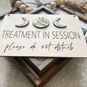 In Session Sign | Studio Signs | Esthetician Sign | Sign for Services ...