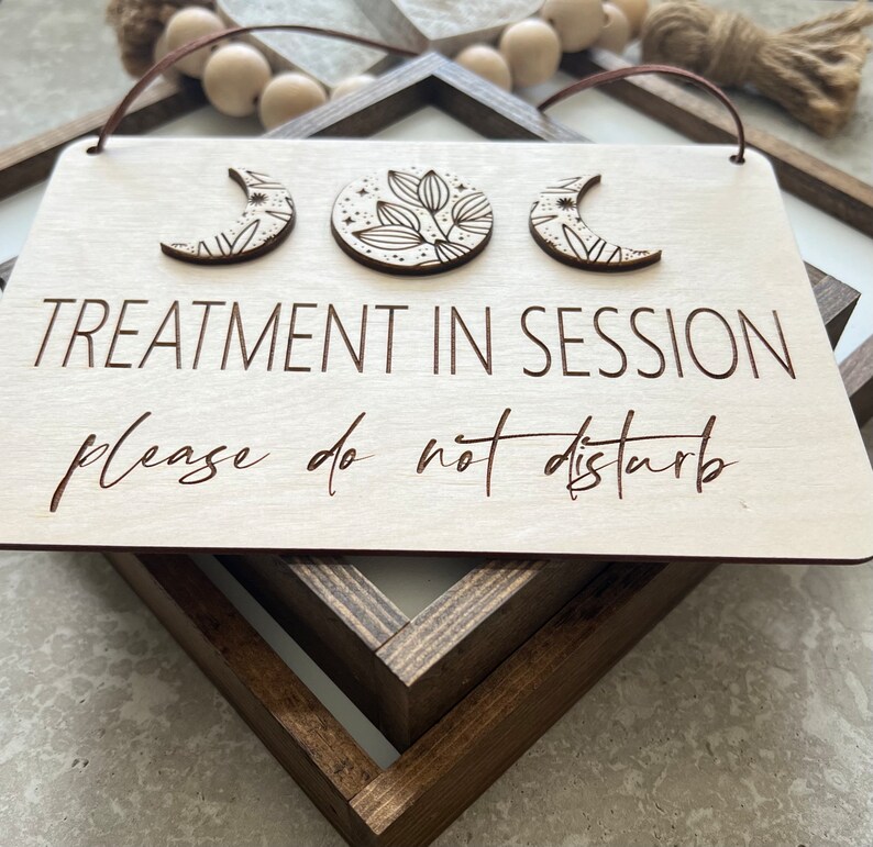 In Session Sign | Studio Signs | Esthetician Sign | Sign for Services ...