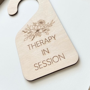 Engraved Please Do Not Disturb Sign | Treatment in Session Sign | in ...