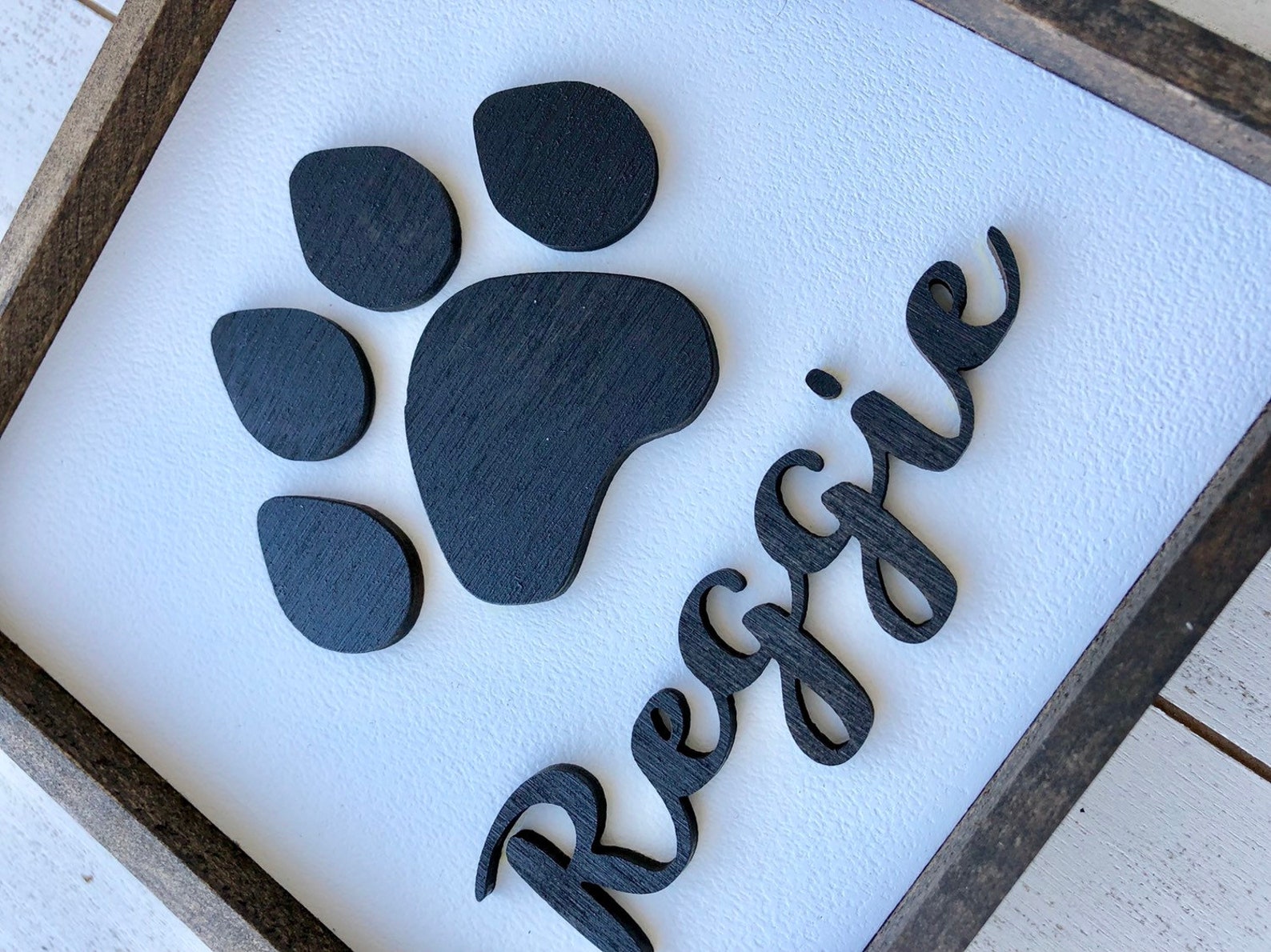 Personalized Dog Sign Unique Dog Sign Puppy Name Frame - Etsy