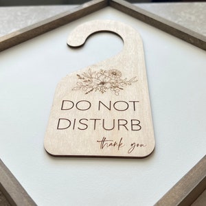 Engraved Please Do Not Disturb Sign Treatment in Session Sign in ...