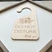 Engraved Please Do Not Disturb Sign Treatment in Session Sign in ...
