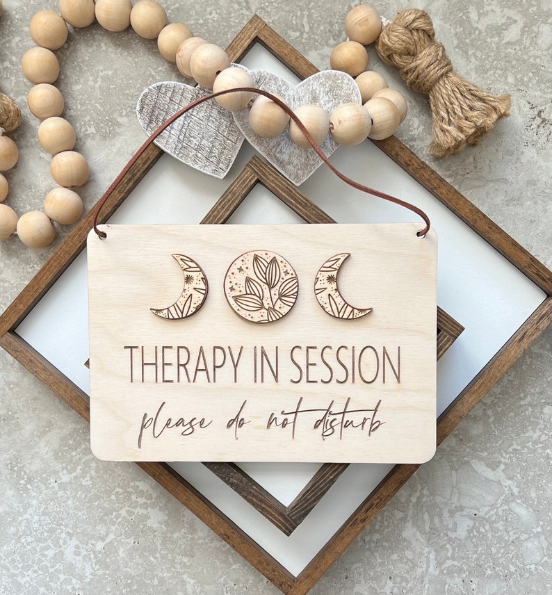 Therapy in Session Sign | Studio Signs | Esthetician Sign | Sign for ...