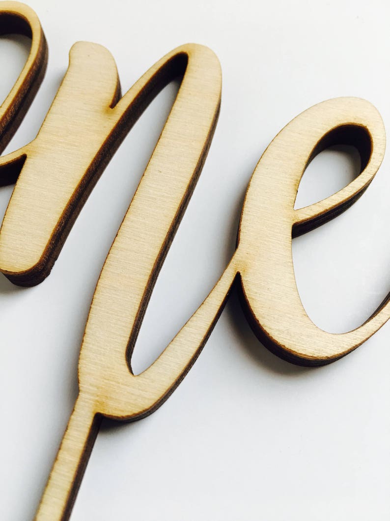 First Birthday Cake Topper | ONE Cake Topper | 4.5" Wide | Laser Cut ...