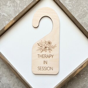 Engraved Please Do Not Disturb Sign | Treatment in Session Sign | in ...