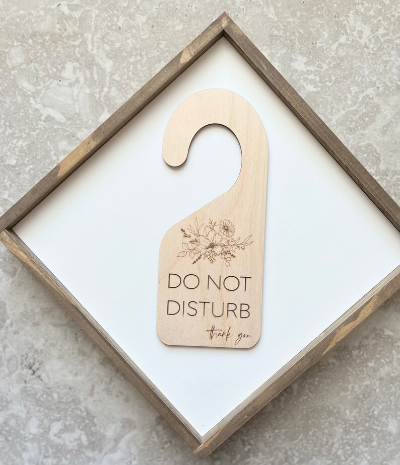 Engraved Please Do Not Disturb Sign | Treatment in Session Sign | in ...