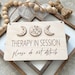 Therapy in Session Sign | Studio Signs | Esthetician Sign | Sign for ...