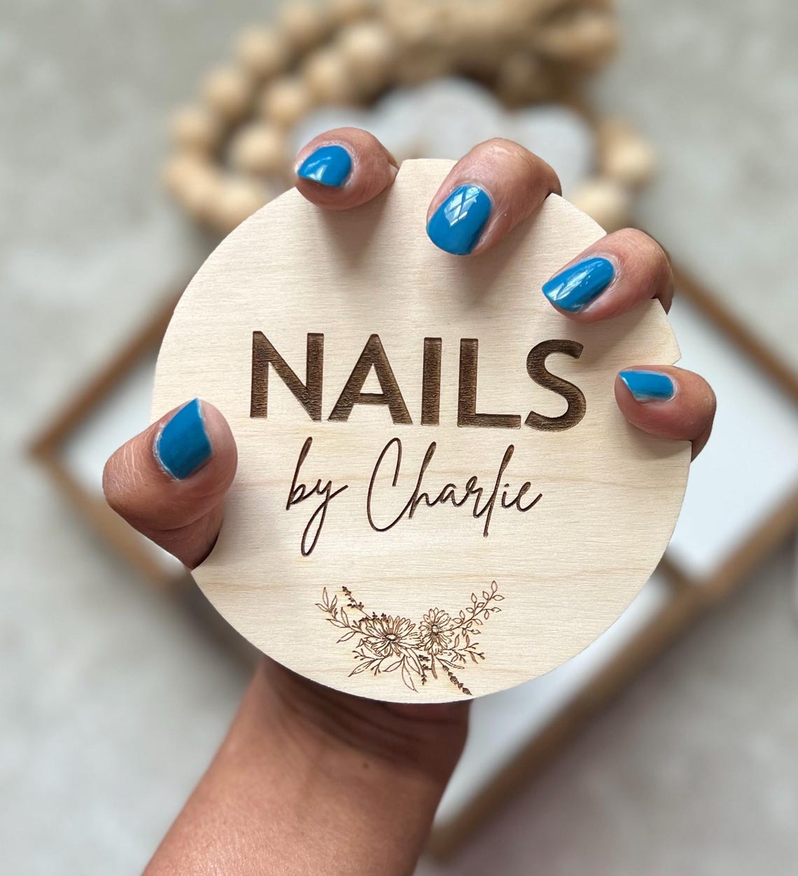 Nailfie Disc | Photo Prop for Nails | Nail Tech Gifts | Beauty Salon ...