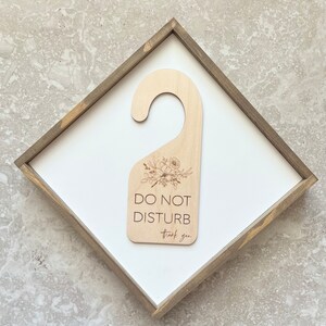 Engraved Please Do Not Disturb Sign Treatment in Session Sign in ...