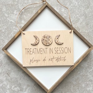 In Session Sign Studio Signs Esthetician Sign Sign for Services Service ...