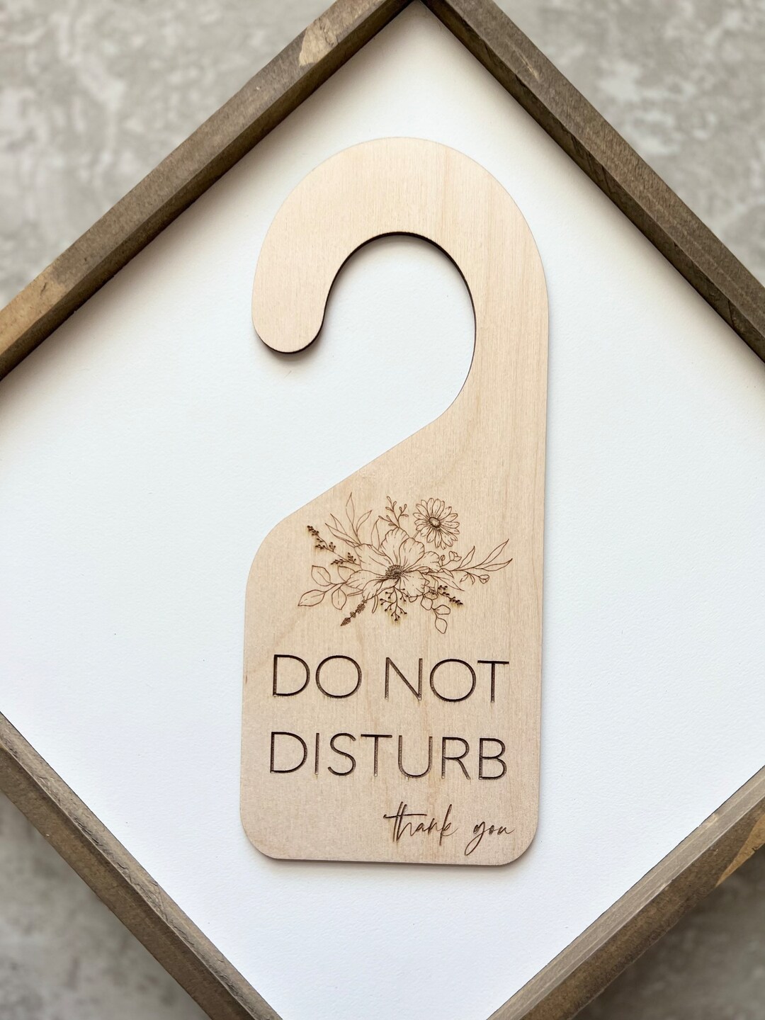 Engraved Please Do Not Disturb Sign Treatment in Session Sign in ...