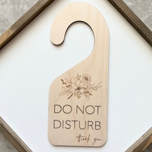 Engraved Please Do Not Disturb Sign Treatment in Session Sign in ...