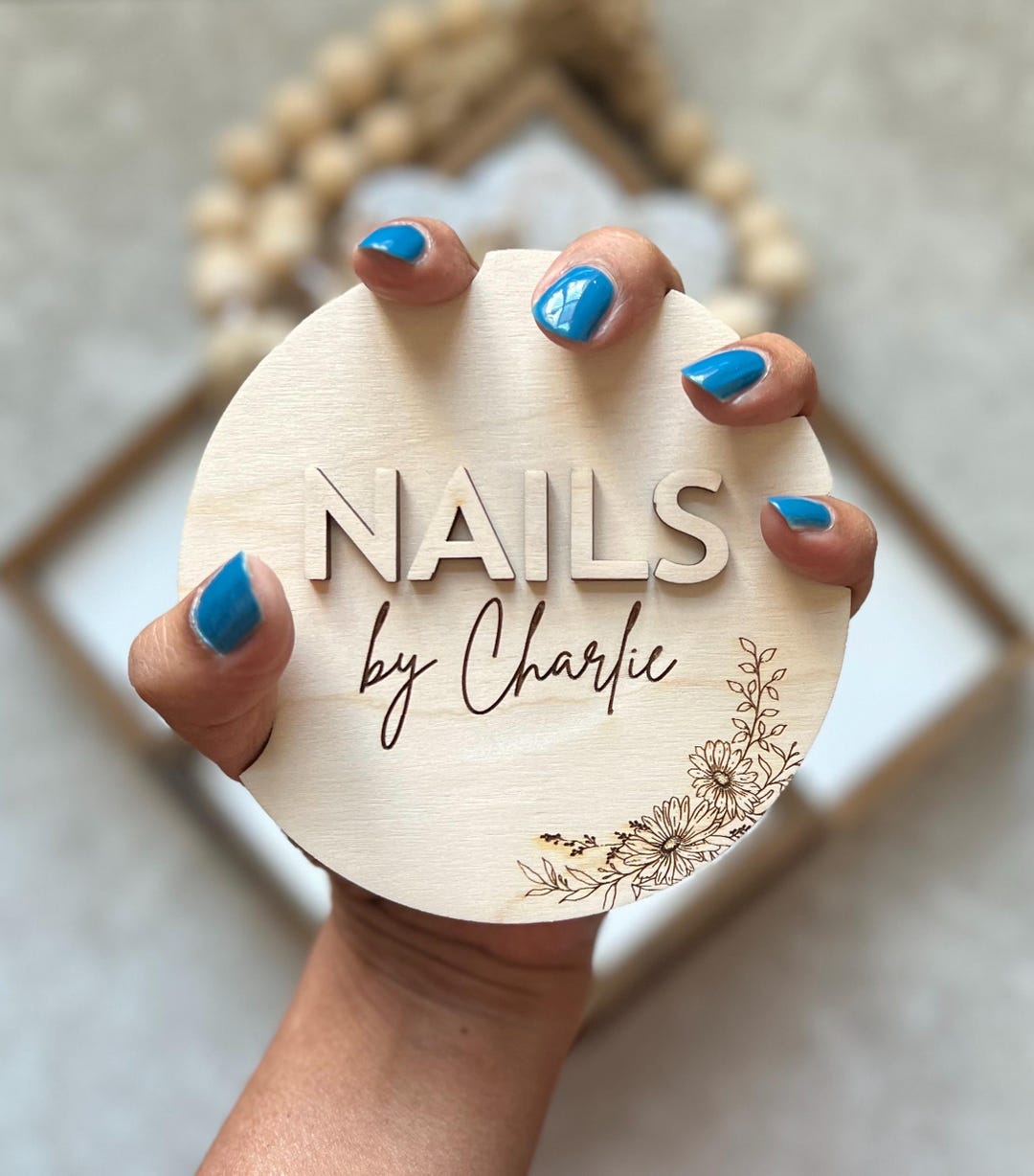 Nailfie Disc | Photo Prop for Nails | Nail Tech Gifts | Beauty Salon ...