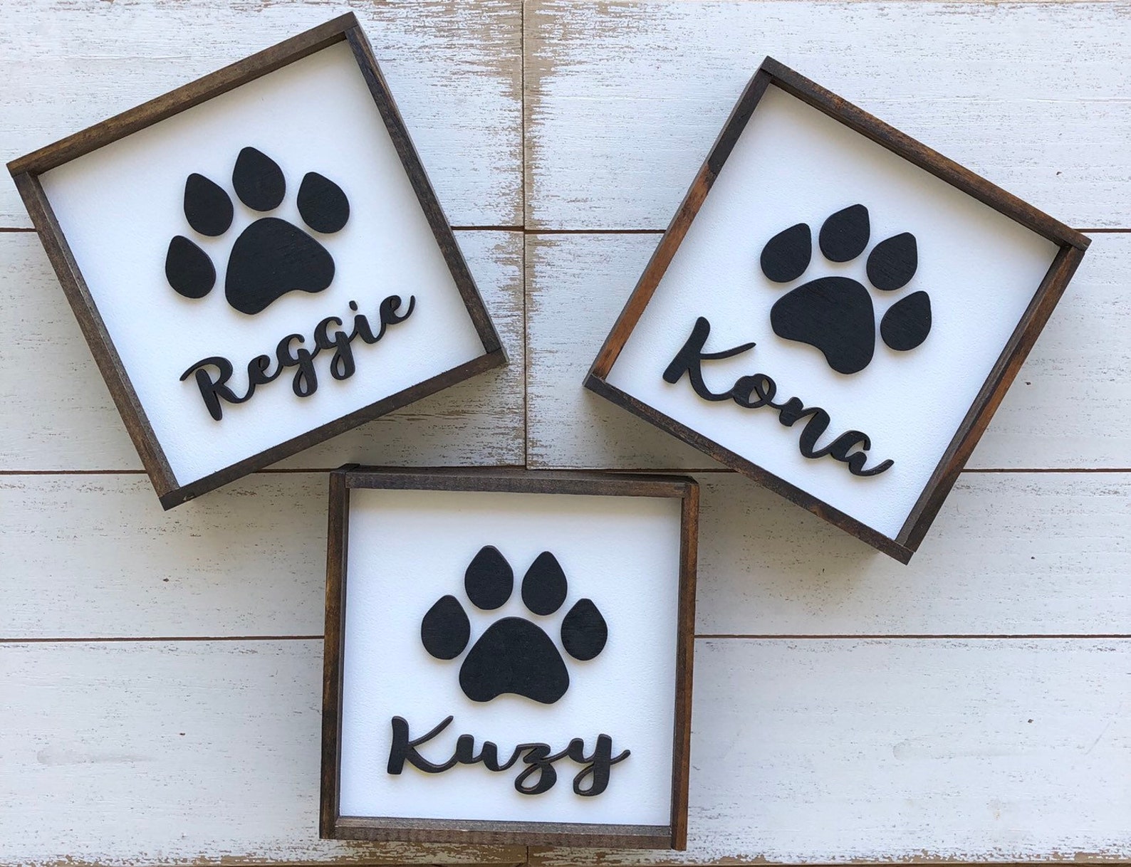 Personalized Dog Sign Unique Dog Sign Puppy Name Frame - Etsy