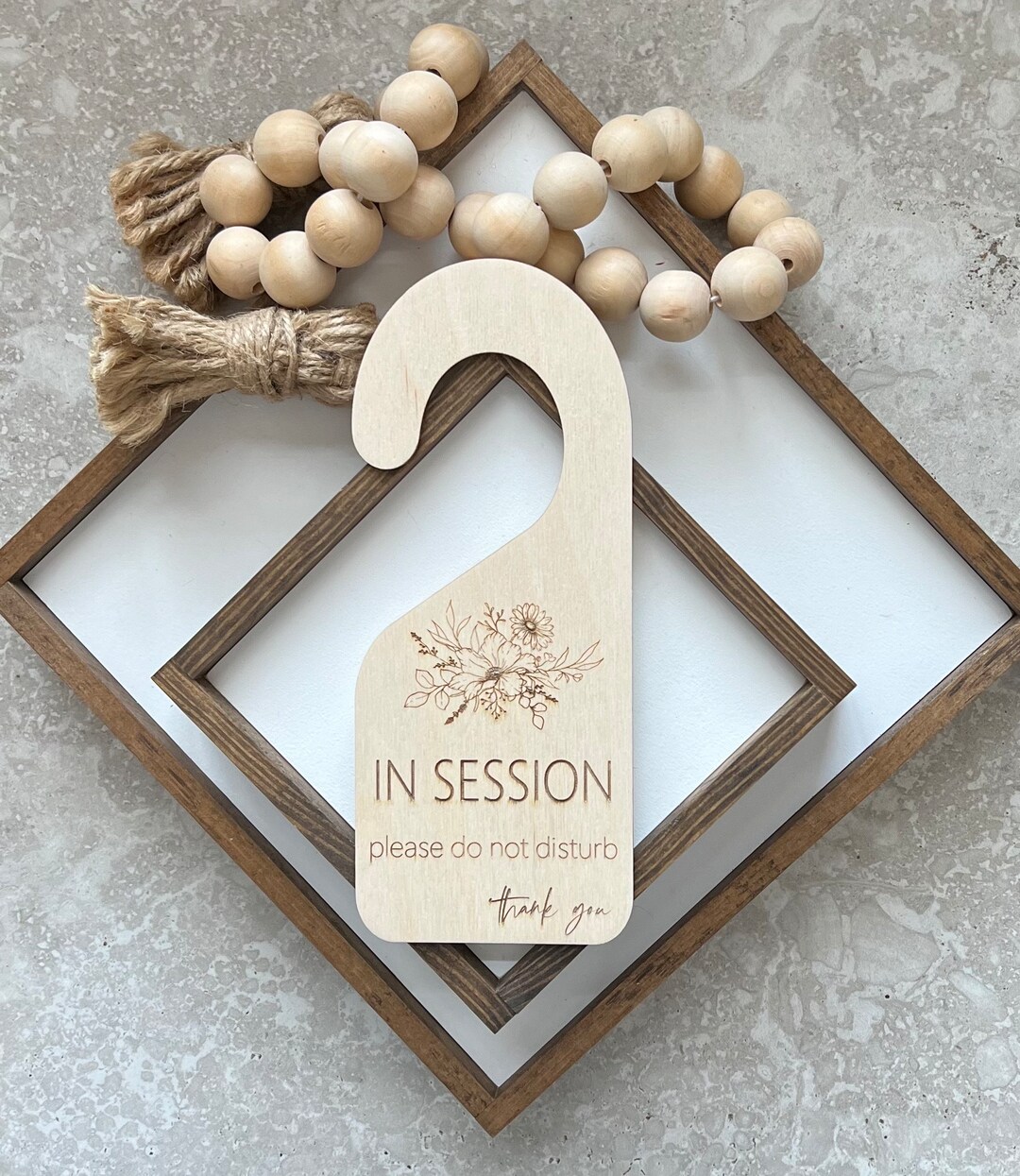 Engraved Please Do Not Disturb Sign | Treatment in Session Sign | in ...