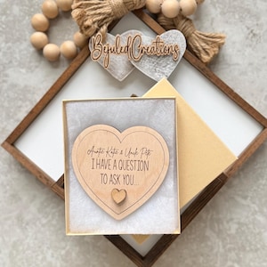 Godparent Proposal Box | Will You Be My Godparents | Baby Christening ...