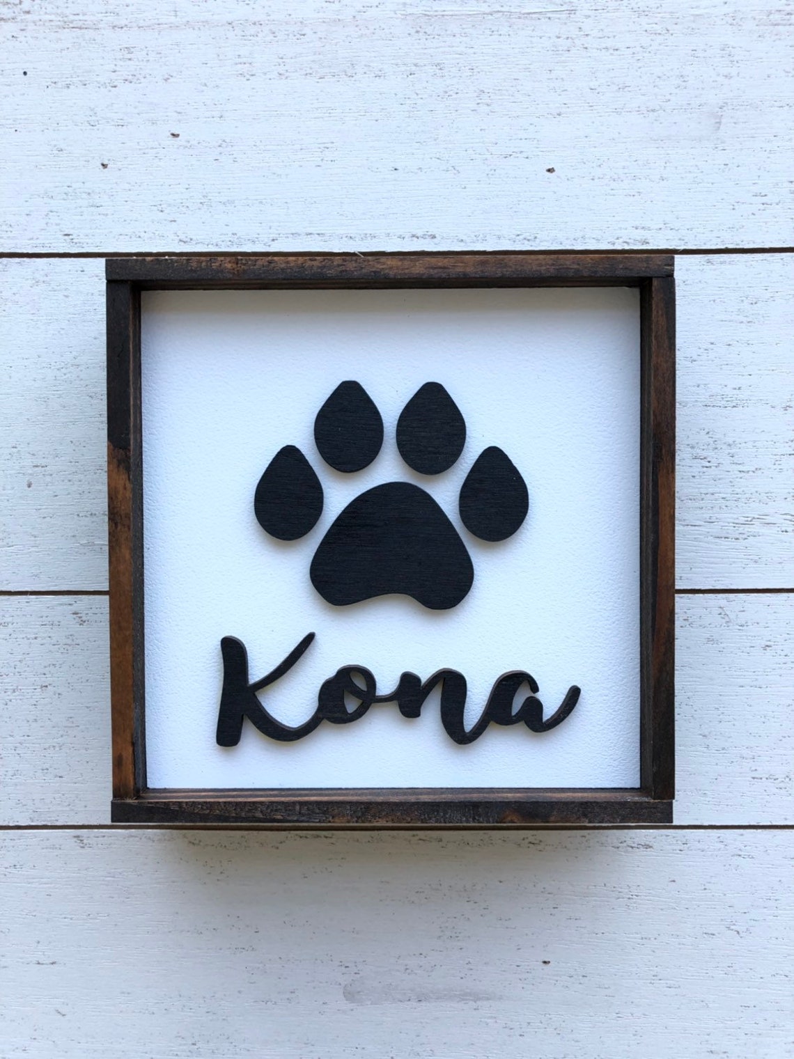 Personalized Dog Sign Unique Dog Sign Puppy Name Frame | Etsy