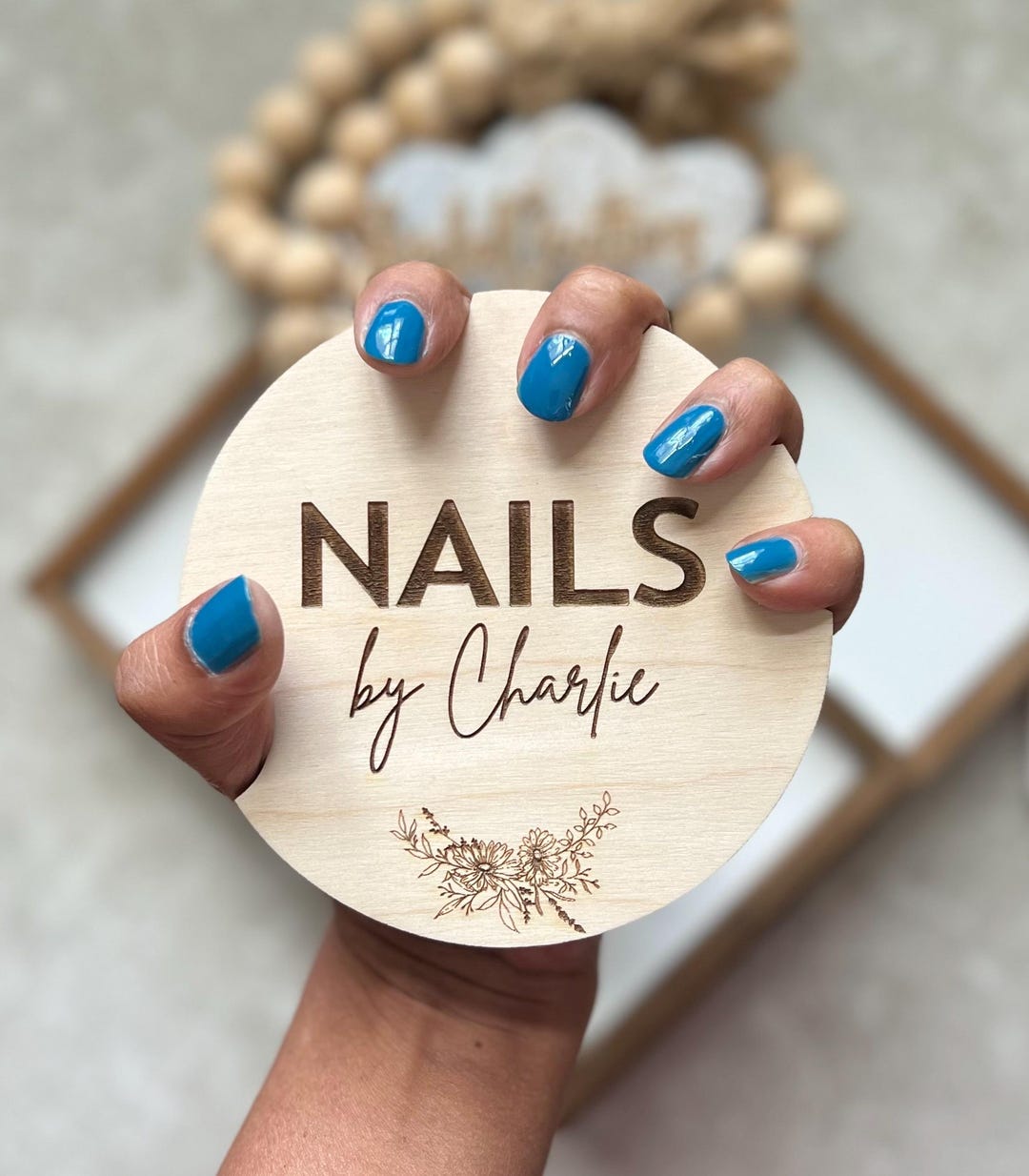 Nailfie Disc | Photo Prop for Nails | Nail Tech Gifts | Beauty Salon ...