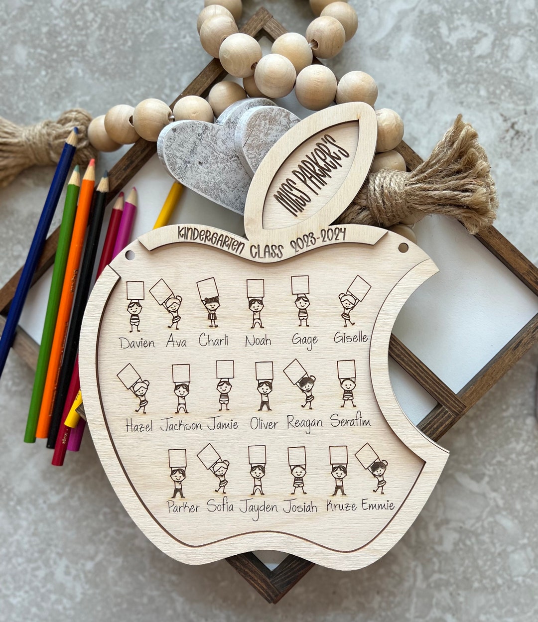 Personalized Teacher's Class Gift End of Year Class Gift Teacher ...