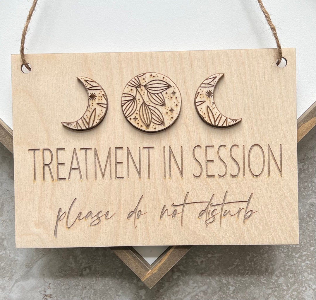 In Session Sign Studio Signs Esthetician Sign Sign for Services Service ...