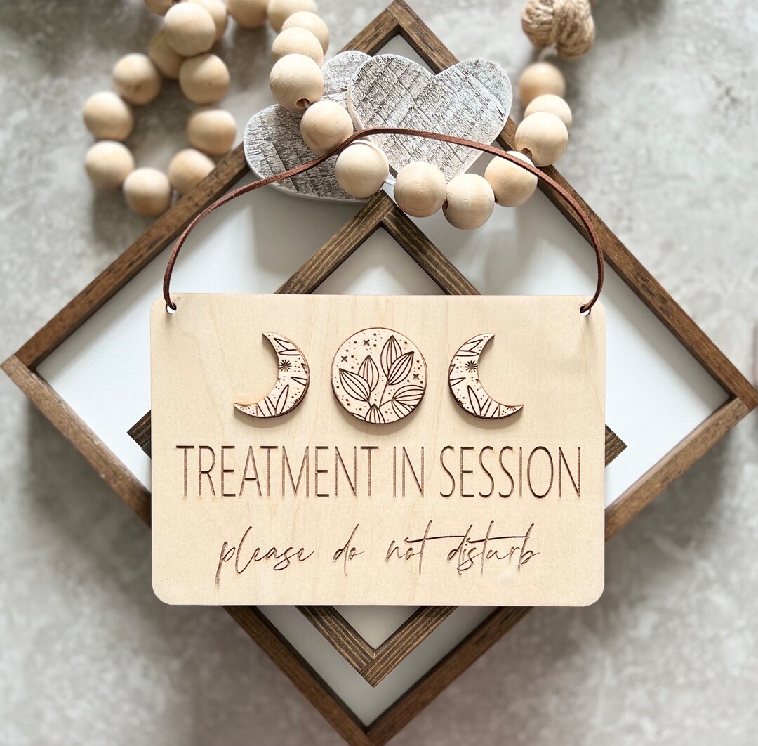 In Session Sign Studio Signs Esthetician Sign Sign for - Etsy