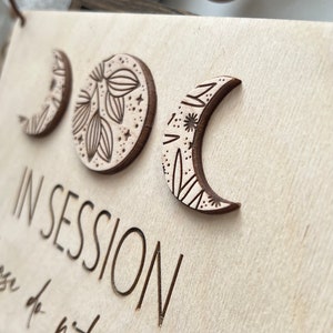 In Session Sign | Studio Signs | Esthetician Sign | Sign for Services ...
