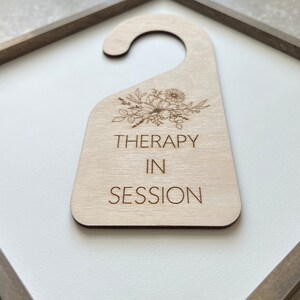 Engraved Please Do Not Disturb Sign | Treatment in Session Sign | in ...