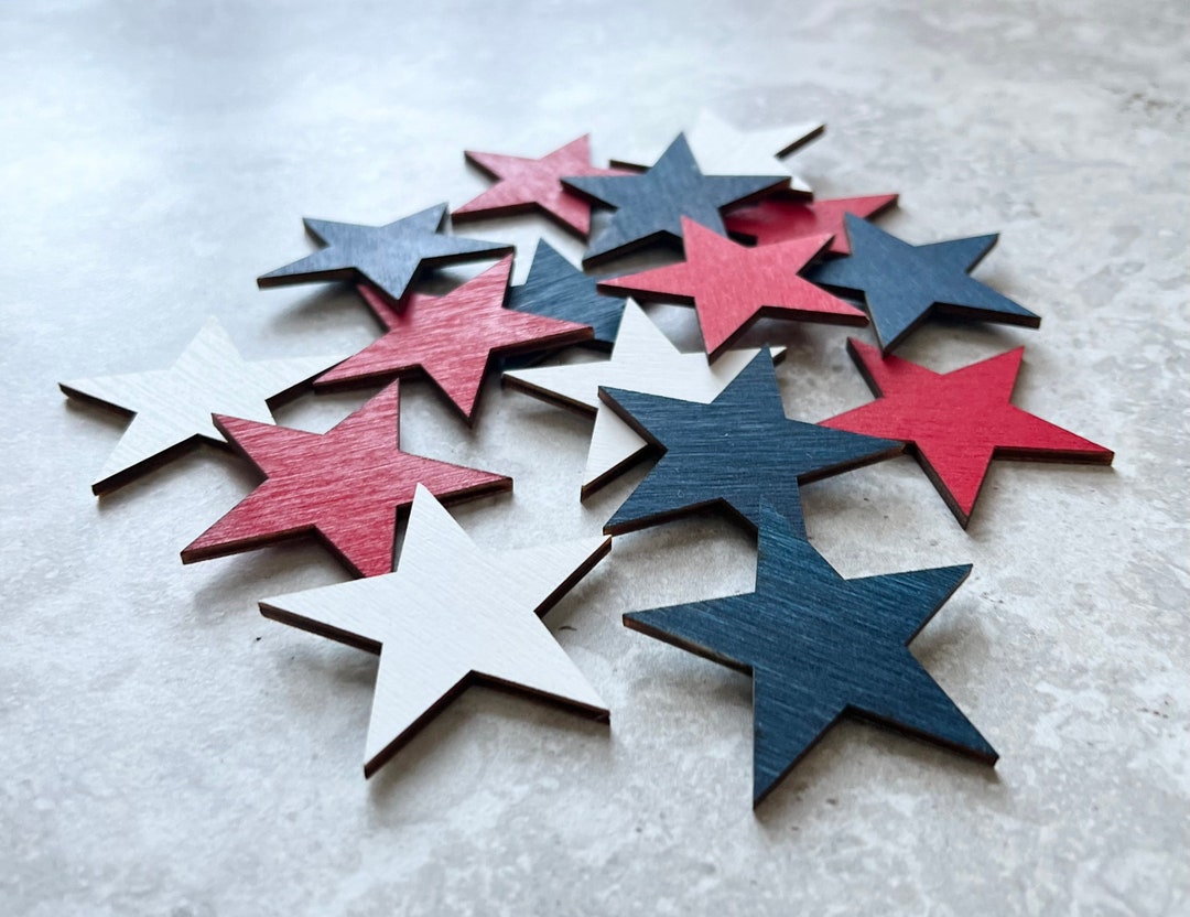 Rustic Star Gumball Machine Filler | July 4th Decor | Wood Star ...