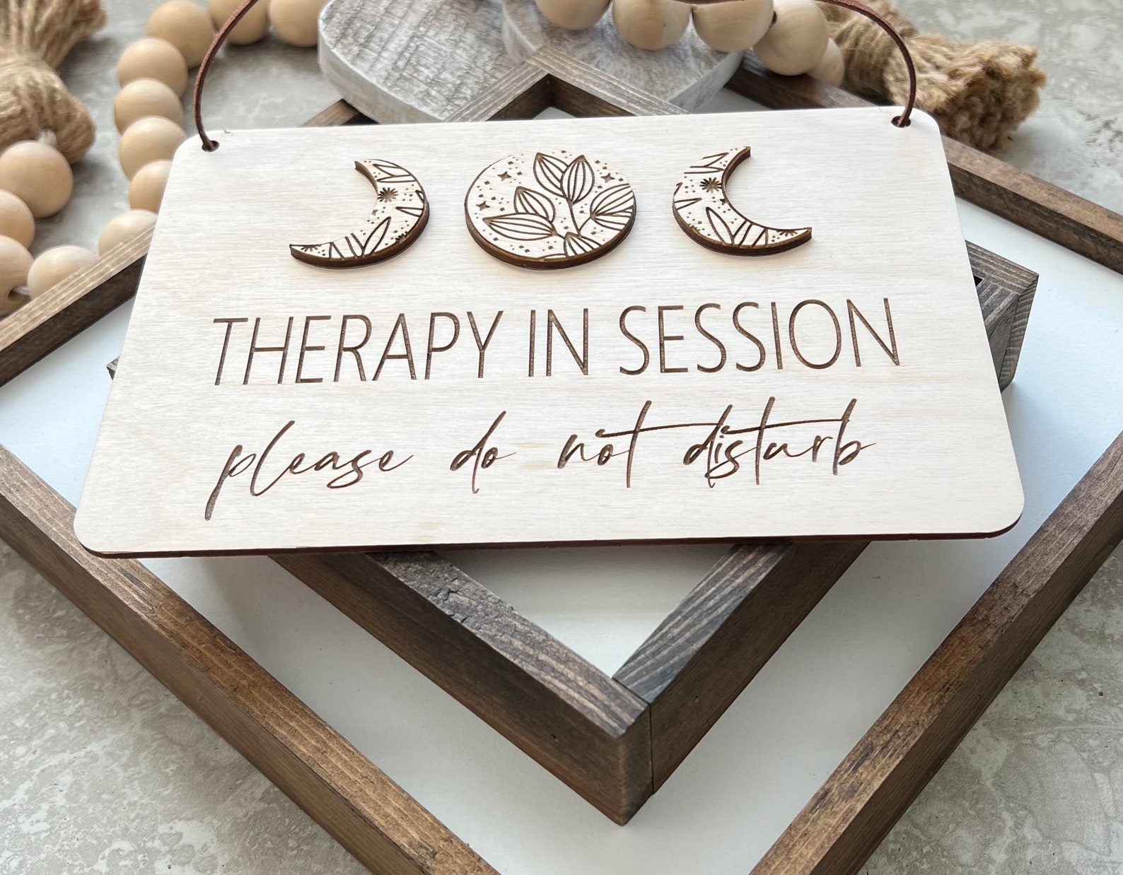 Therapy in Session Sign | Studio Signs | Esthetician Sign | Sign for ...