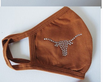 Texas Longhorn Mask | Etsy