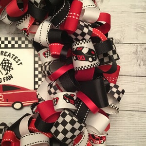 Racing Fan / Auto Racing Fan Ribbon Wreath - Etsy