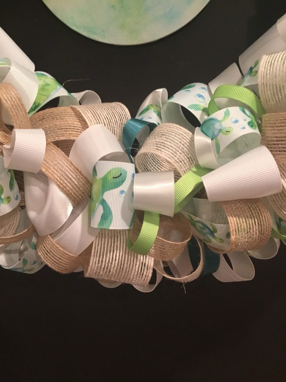 Sea Turtle Ribbon Wreath - Etsy