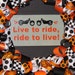Motorcycle Riders Ribbon Wreath - Etsy