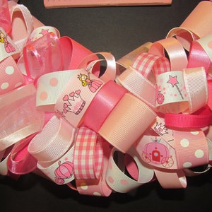 Pretty Princess Ribbon Wreath - Etsy